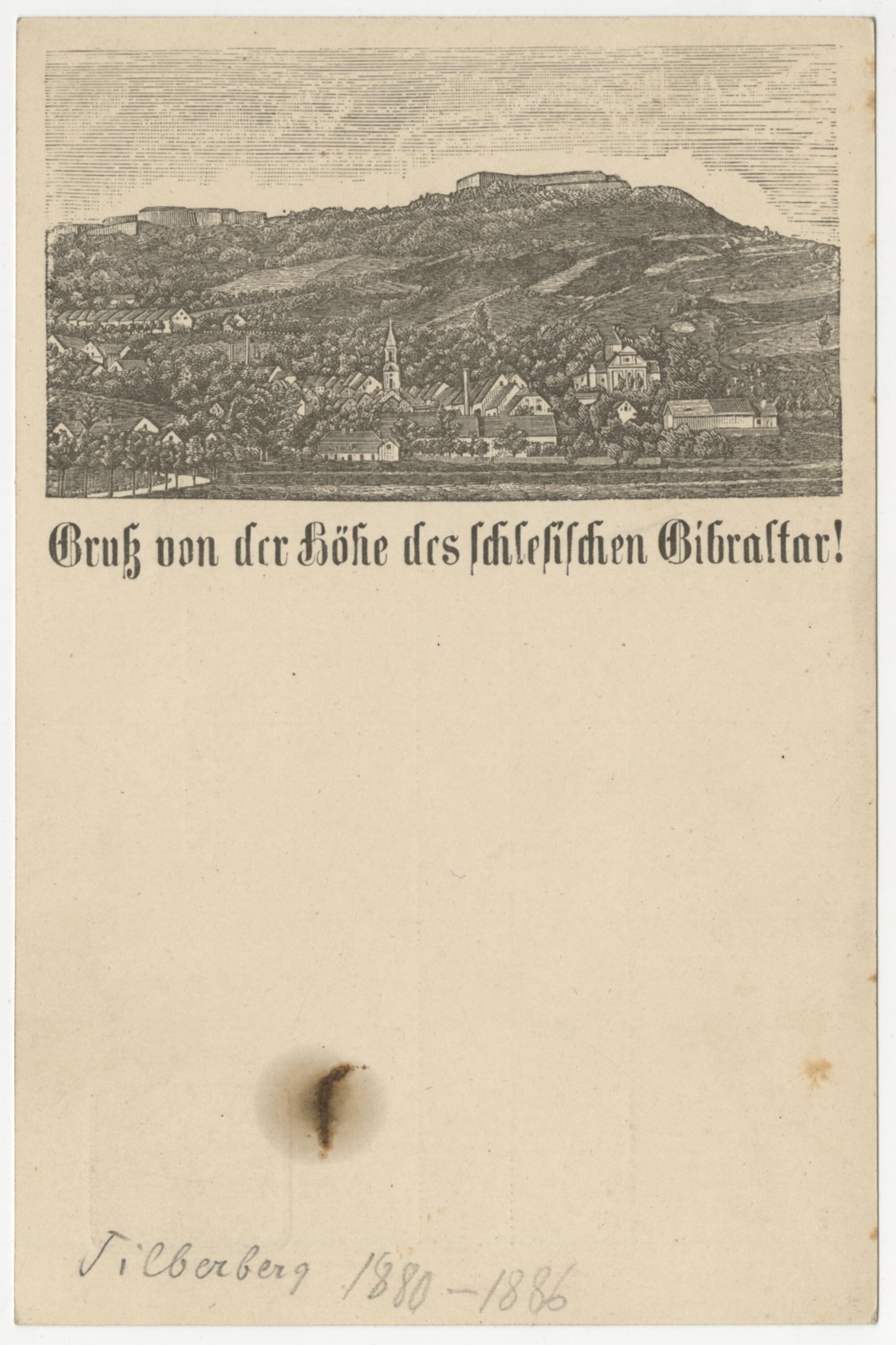 Ansichtspostkarte. Privatganzsache (PP 6 F 19), Ansichtskartenvorläufer ...