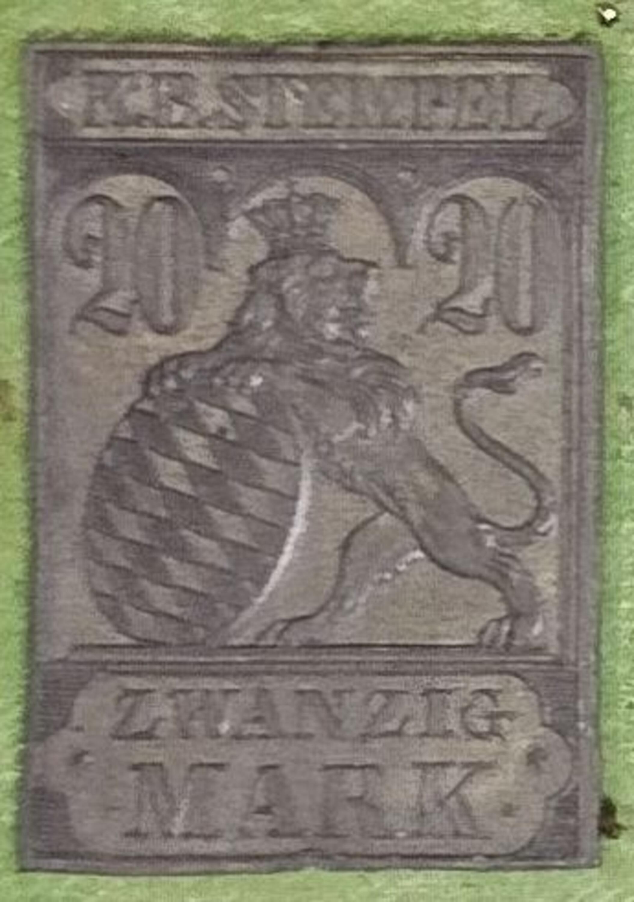 Druckplatte für die Stempelmarke (Altdeutschland, Königreich Bayern ...